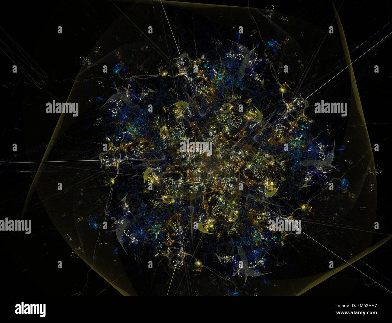 Imaginatory lush fractal texture image abstract background Stock Photo ...