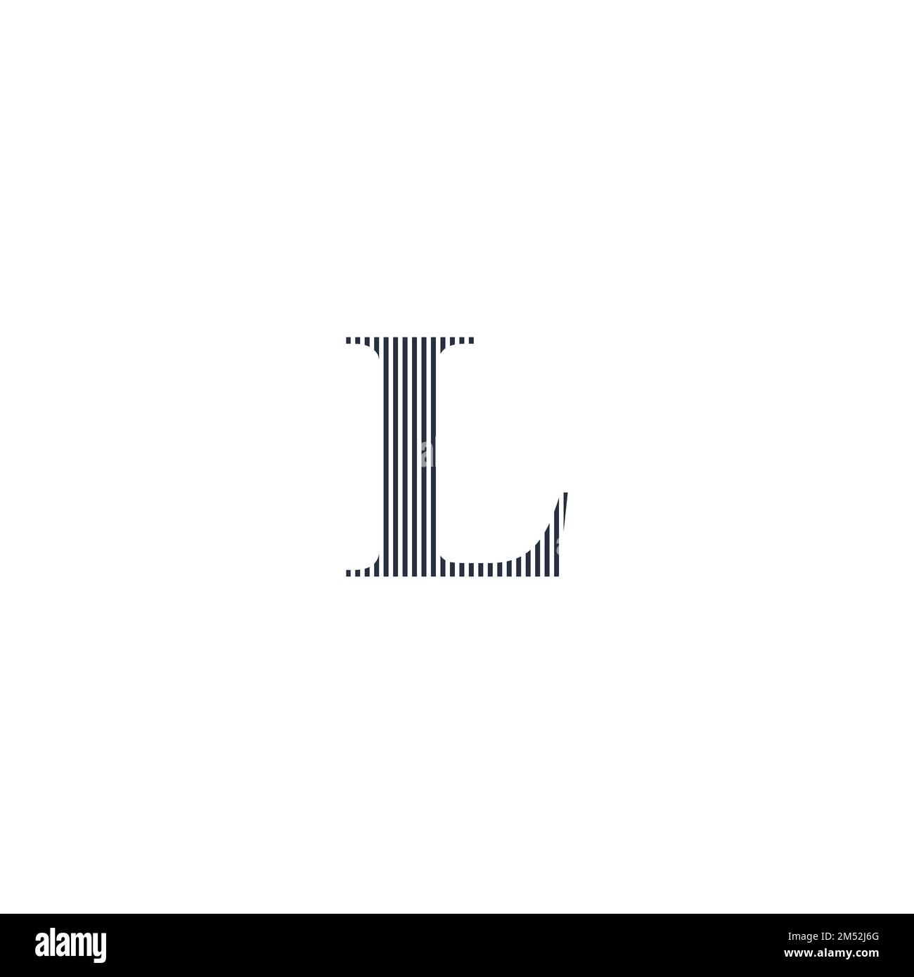 Alphabet letters Initials Monogram logo LL, L Stock Vector Image & Art ...