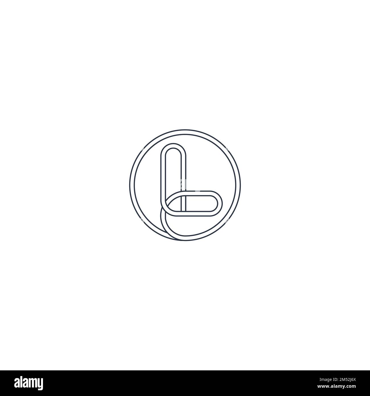 Alphabet letters Initials Monogram logo LL, L Stock Vector Image & Art ...