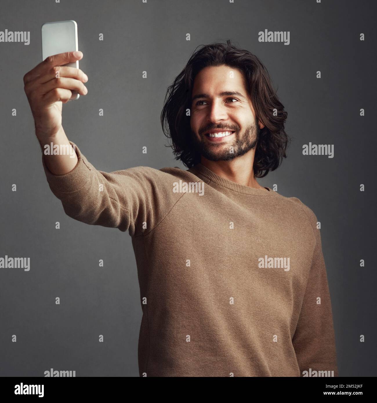 Candid authentic photo handsome hi-res stock photography and images - Alamy
