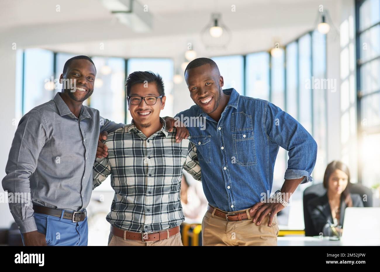 Office posing hi-res stock photography and images - Alamy