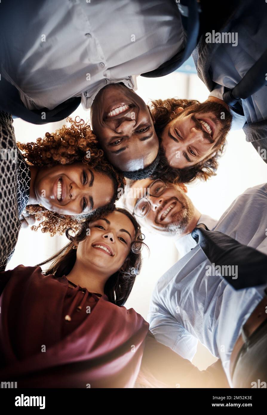 Its important to have a team you can trust. Low angle portrait of a ...
