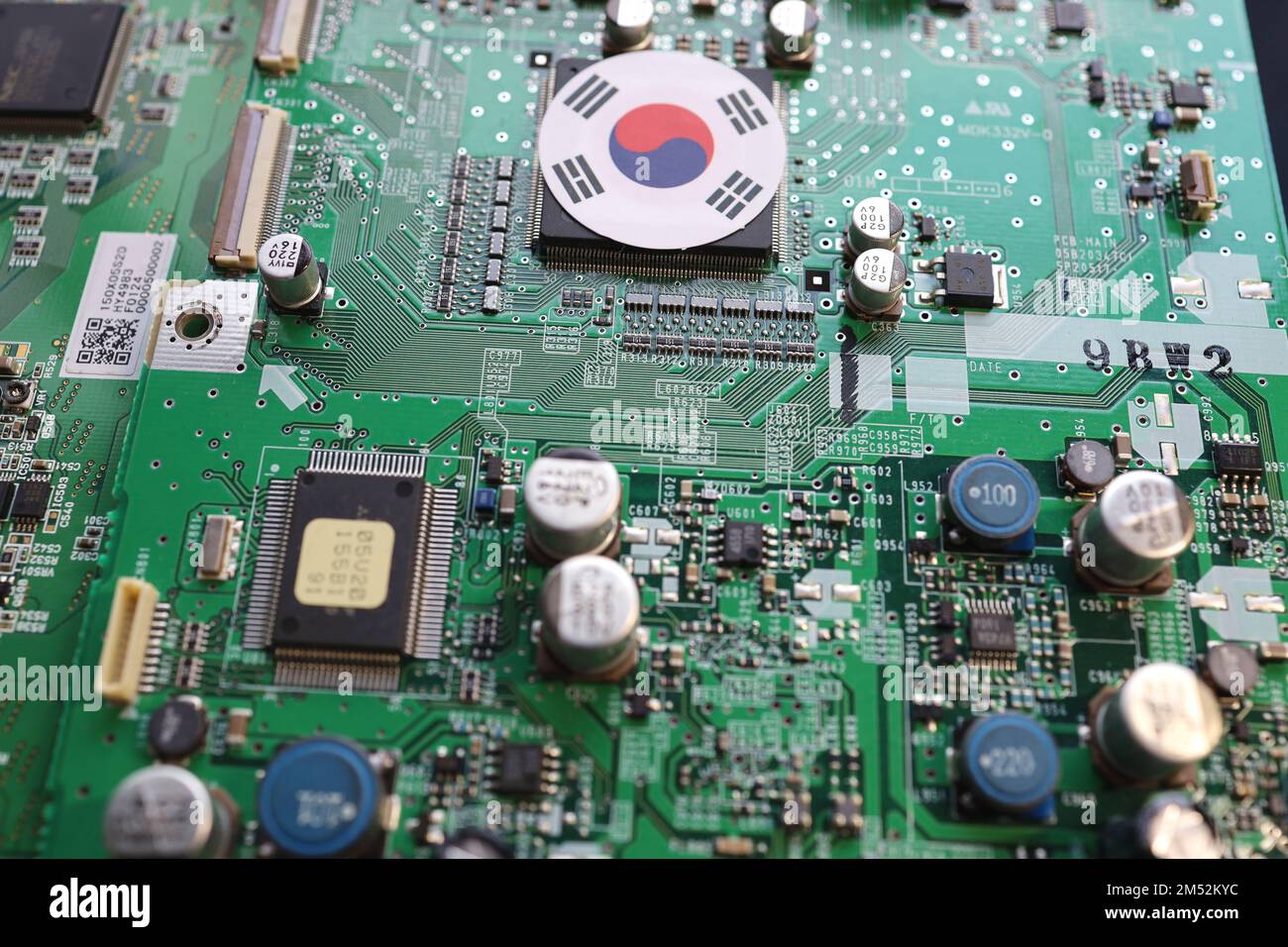 Tokyo, Japan, December 2022.Semiconductor printed circuit board ...