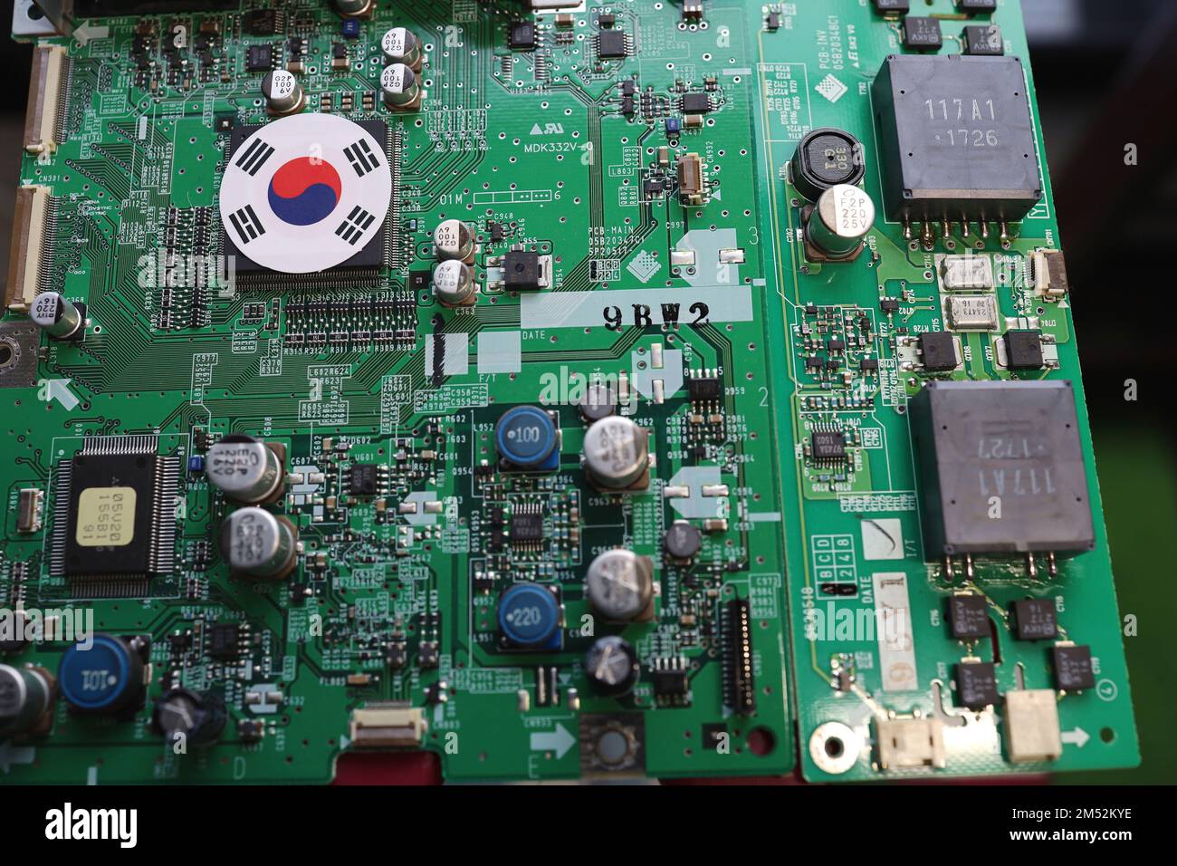 Tokyo, Japan, December 2022.Semiconductor printed circuit board ...