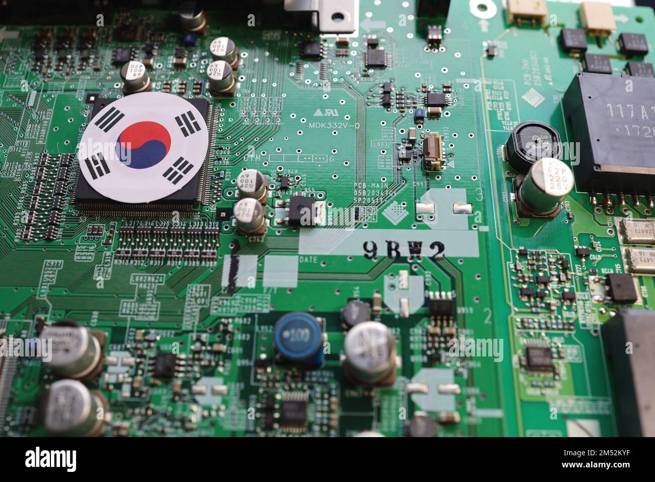 Tokyo, Japan, December 2022.Semiconductor printed circuit board ...