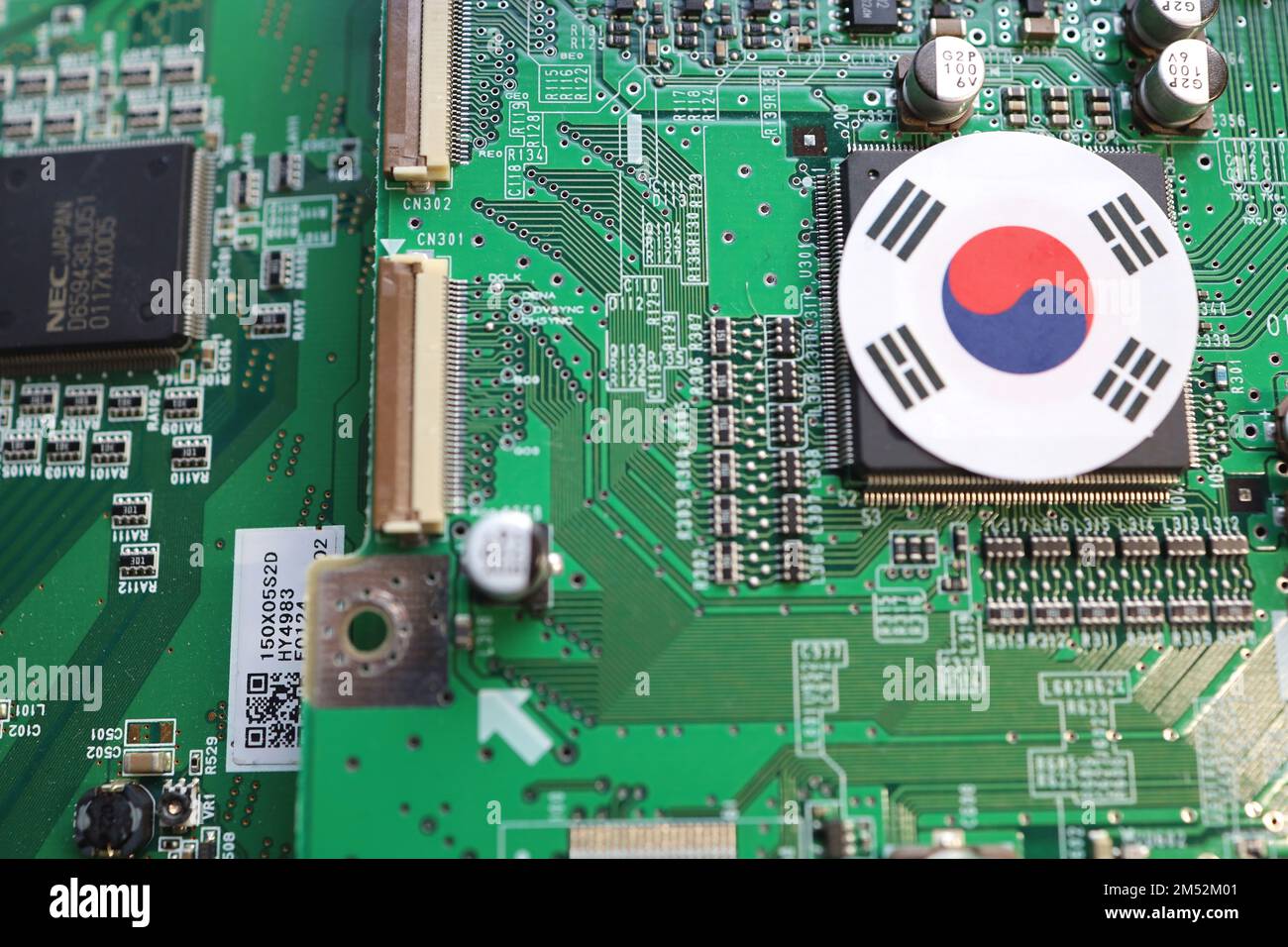 Tokyo, Japan, December 2022.Semiconductor printed circuit board ...