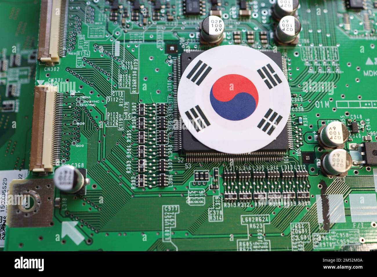 Tokyo, Japan, December 2022.Semiconductor printed circuit board ...