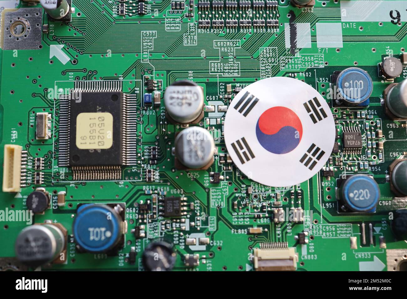 Tokyo, Japan, December 2022.Semiconductor printed circuit board ...