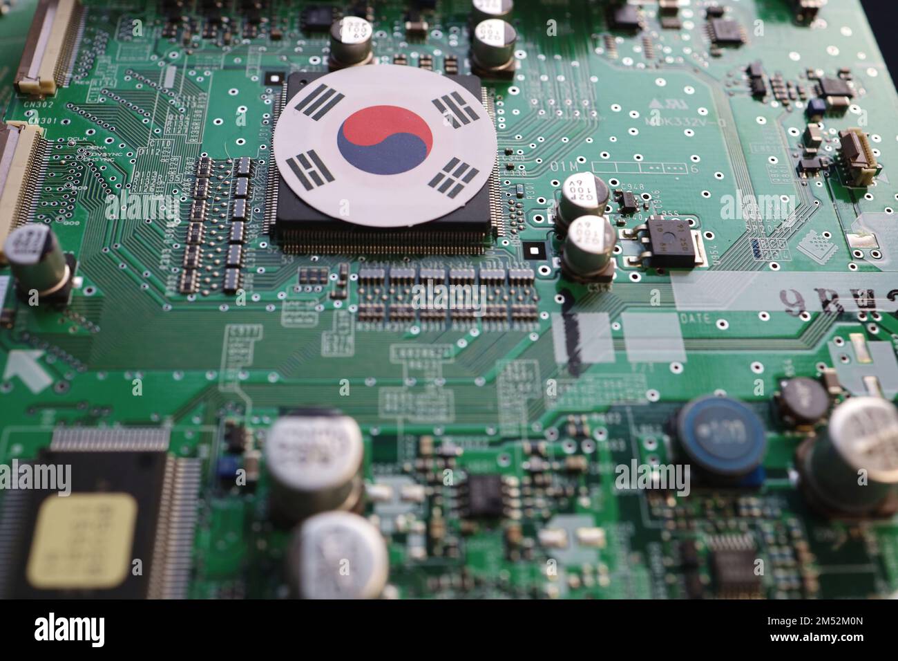 Tokyo, Japan, December 2022.Semiconductor printed circuit board ...