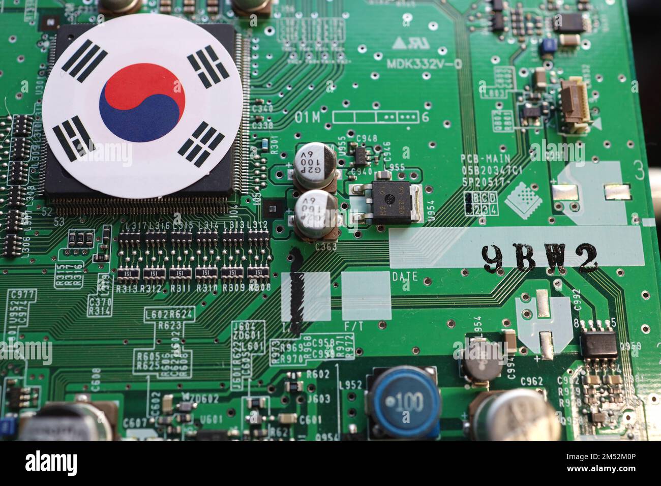 Tokyo, Japan, December 2022.Semiconductor printed circuit board ...