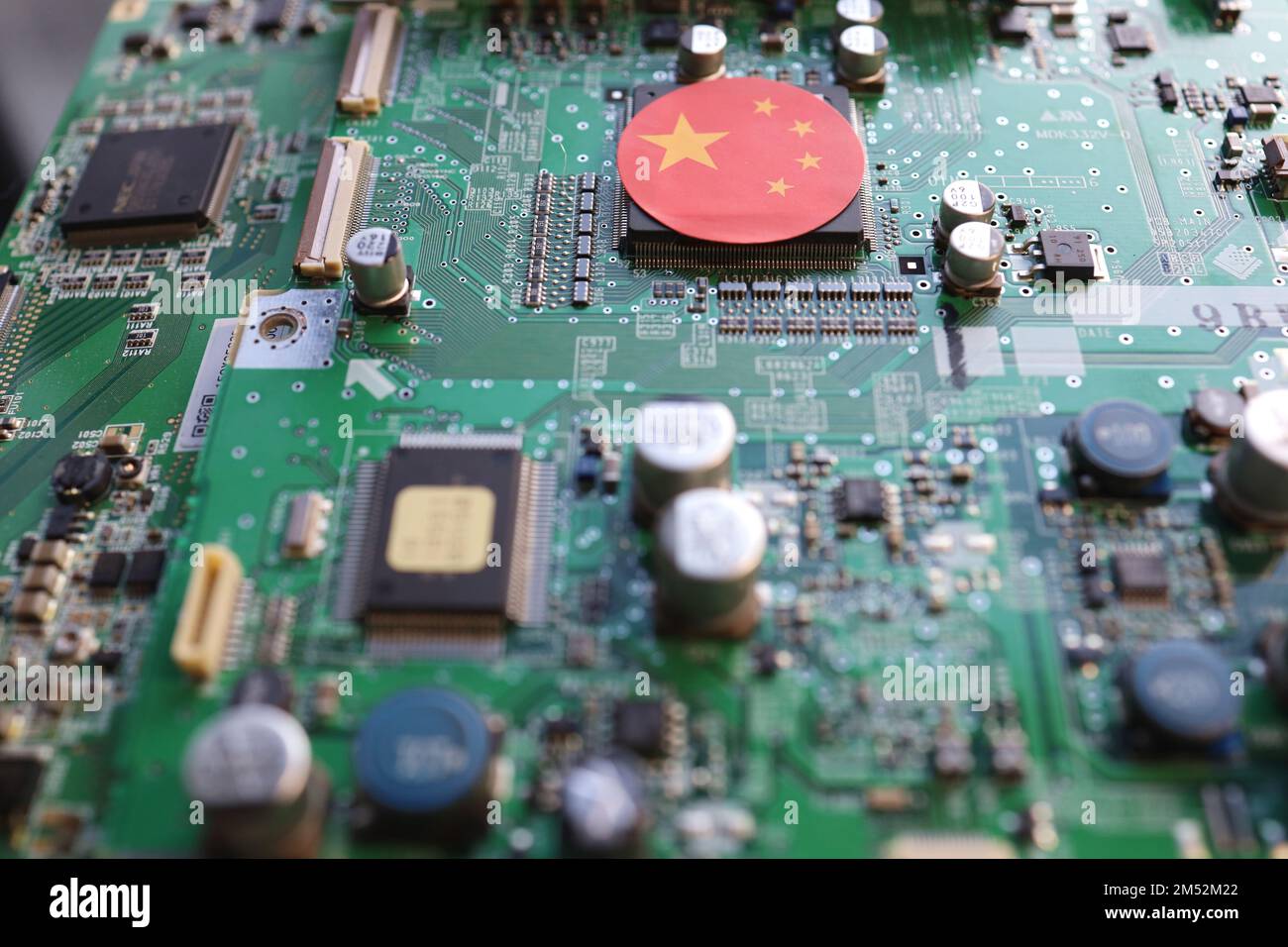 Tokyo, Japan, December 2022.Semiconductor printed circuit board ...