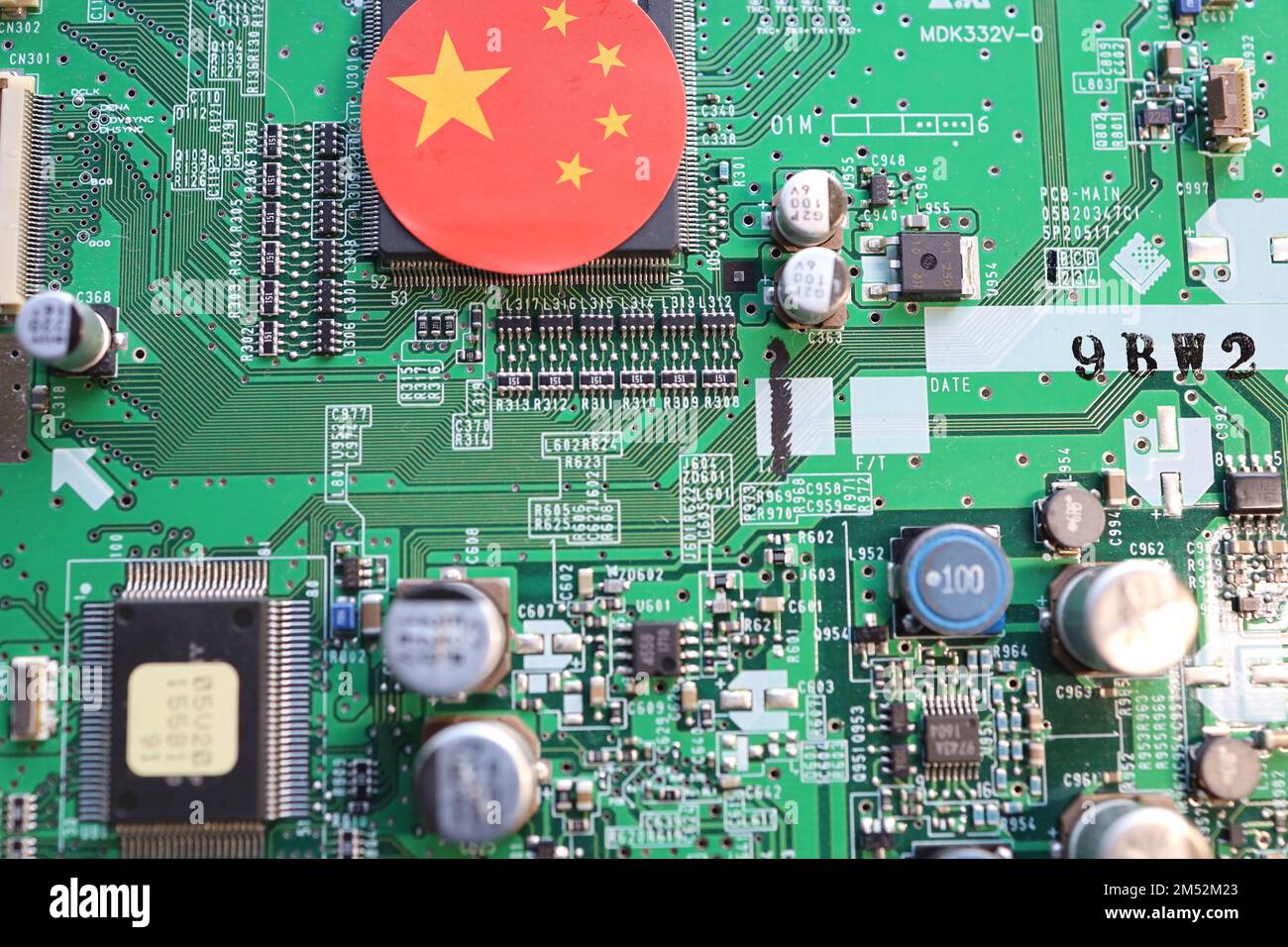 Tokyo, Japan, December 2022.Semiconductor printed circuit board ...