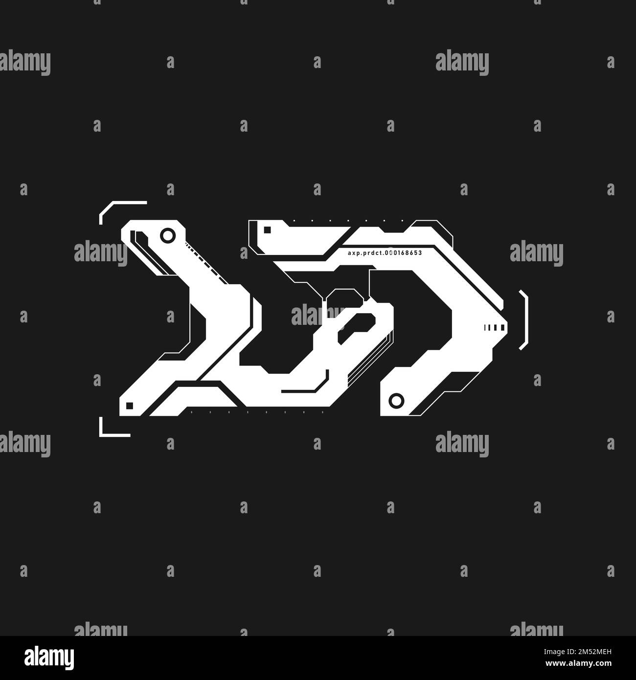 Cyberpunk arrow. Cyberpunk interface element. Futuristic tech pointer ...