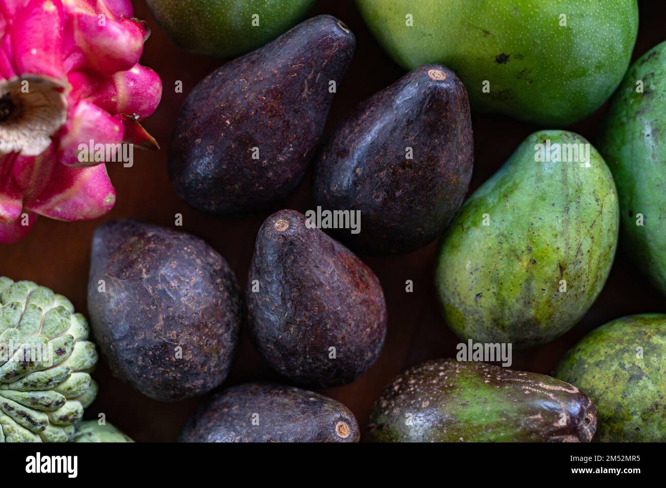 Set of Balinese fruits and vegetables . Flat lay Stock Photo - Alamy