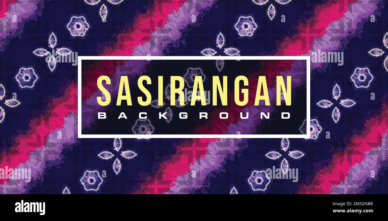 Sasirangan vector Stock Vector Images - Alamy