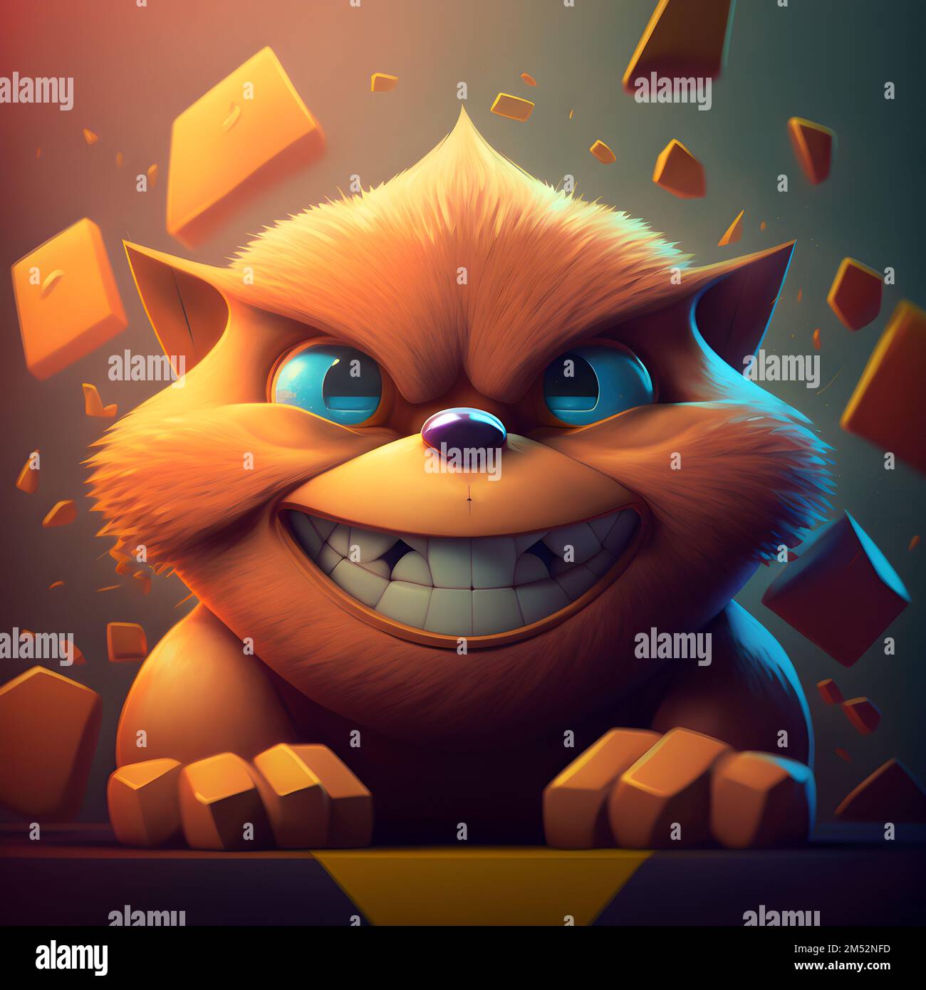 3d monster hi-res stock photography and images - Alamy