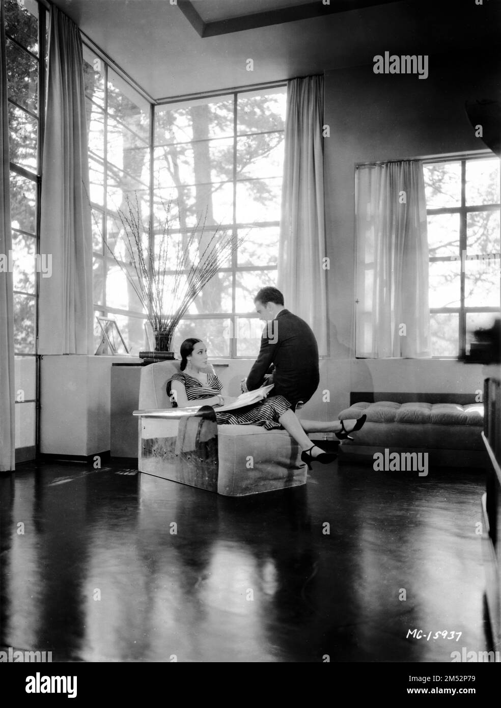 MGM's Supervising Art Director CEDRIC GIBBONS and his actress wife ...