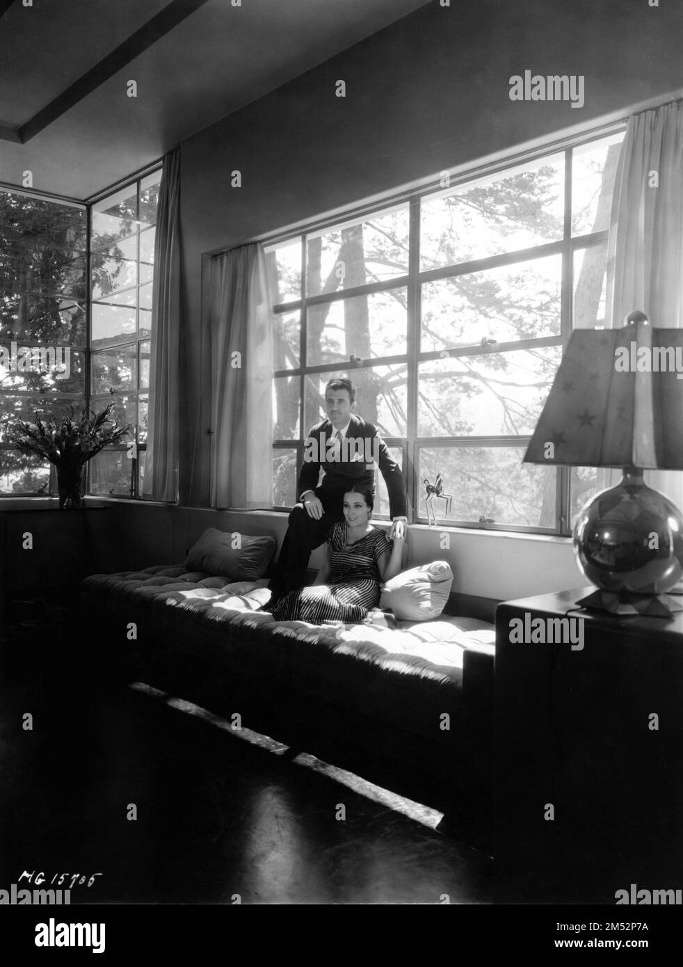 MGM's Supervising Art Director CEDRIC GIBBONS and his actress wife ...