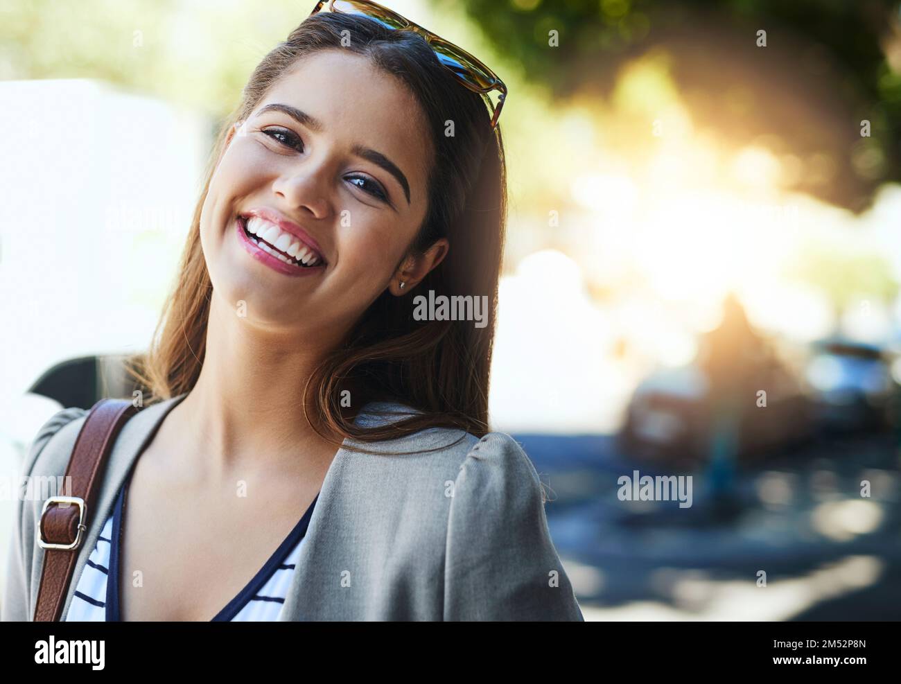I enjoy my morning commute. Cropped portrait of an attractive young ...