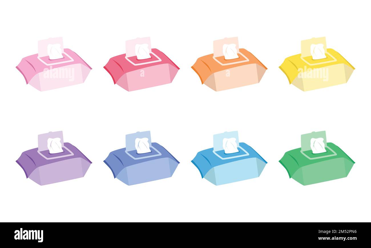 Wet tissue clipart Stock Vector Images - Alamy