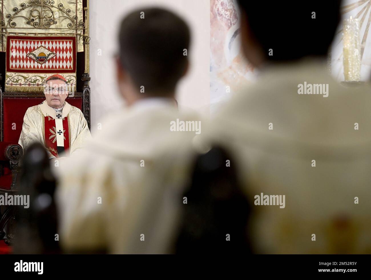Zagreb, Croatia. 25th Dec 2022. Croatian Cardinal and Archbishop of ...