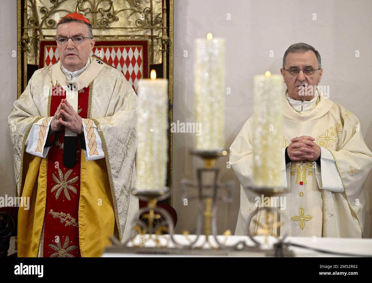 Zagreb, Croatia. 25th Dec 2022. Croatian Cardinal and Archbishop of ...