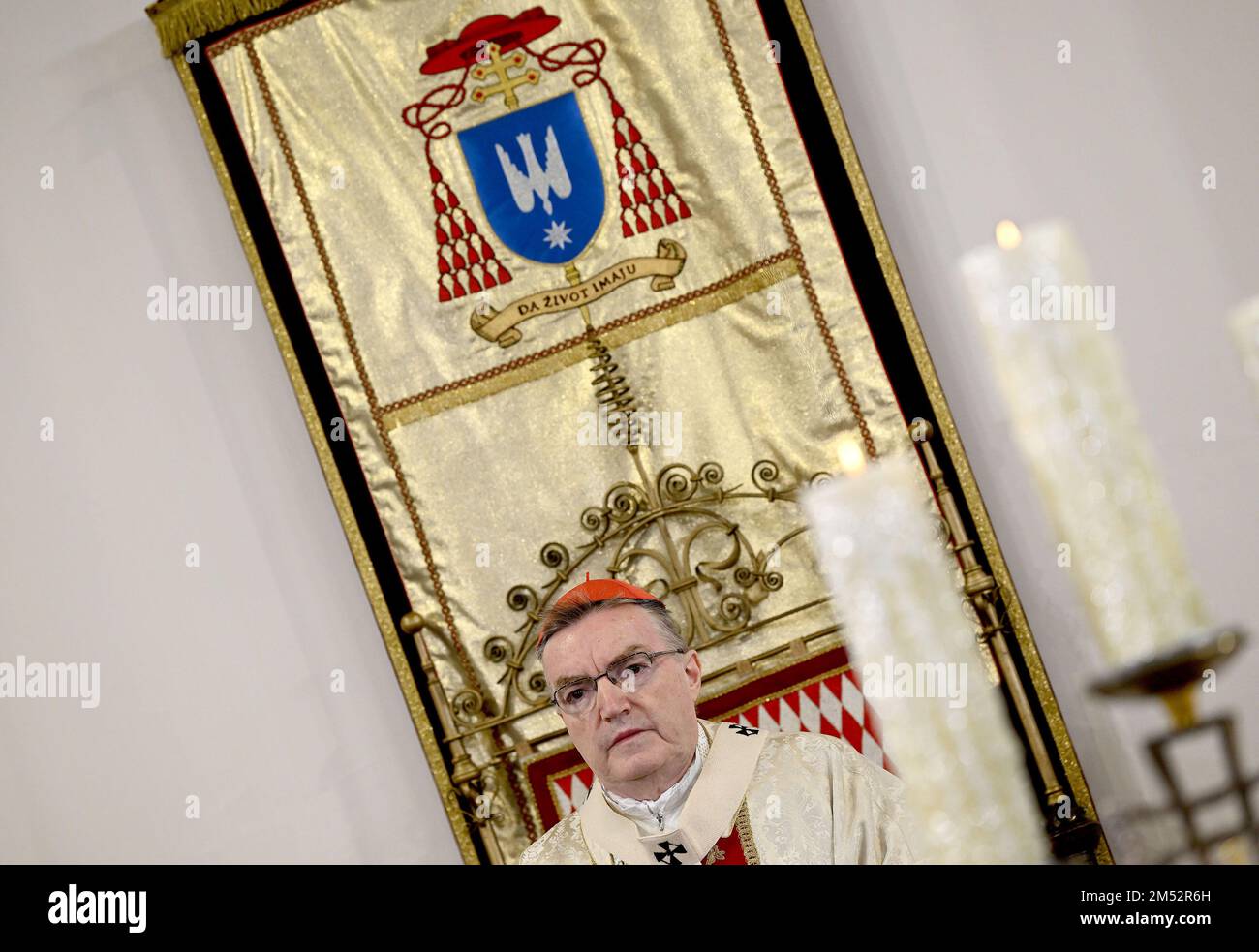 Zagreb, Croatia. 25th Dec 2022. Croatian Cardinal and Archbishop of ...