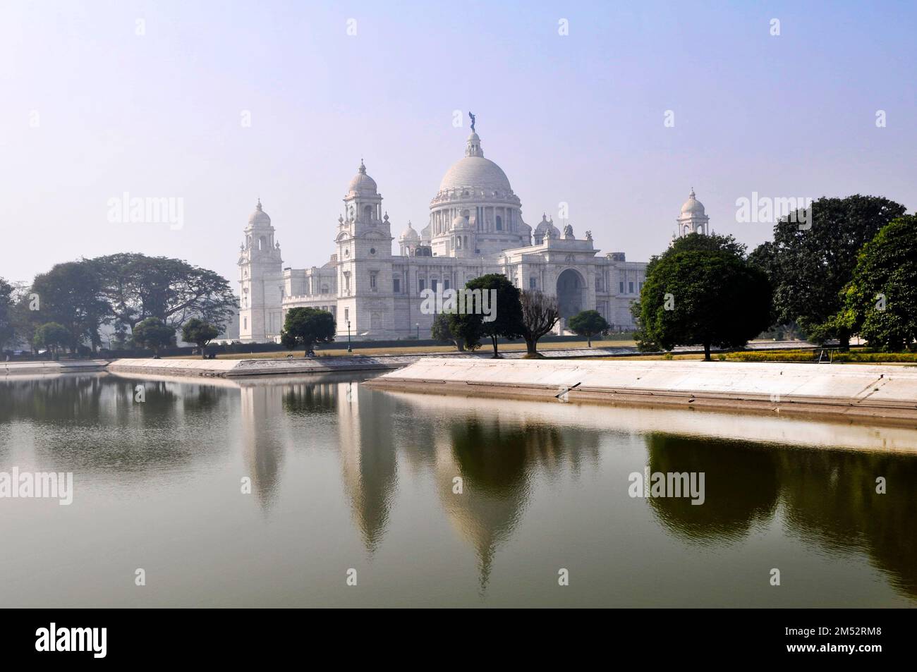 The iconic Queen Victoria memorial at the Maidan, Kolkata, West Bengal ...