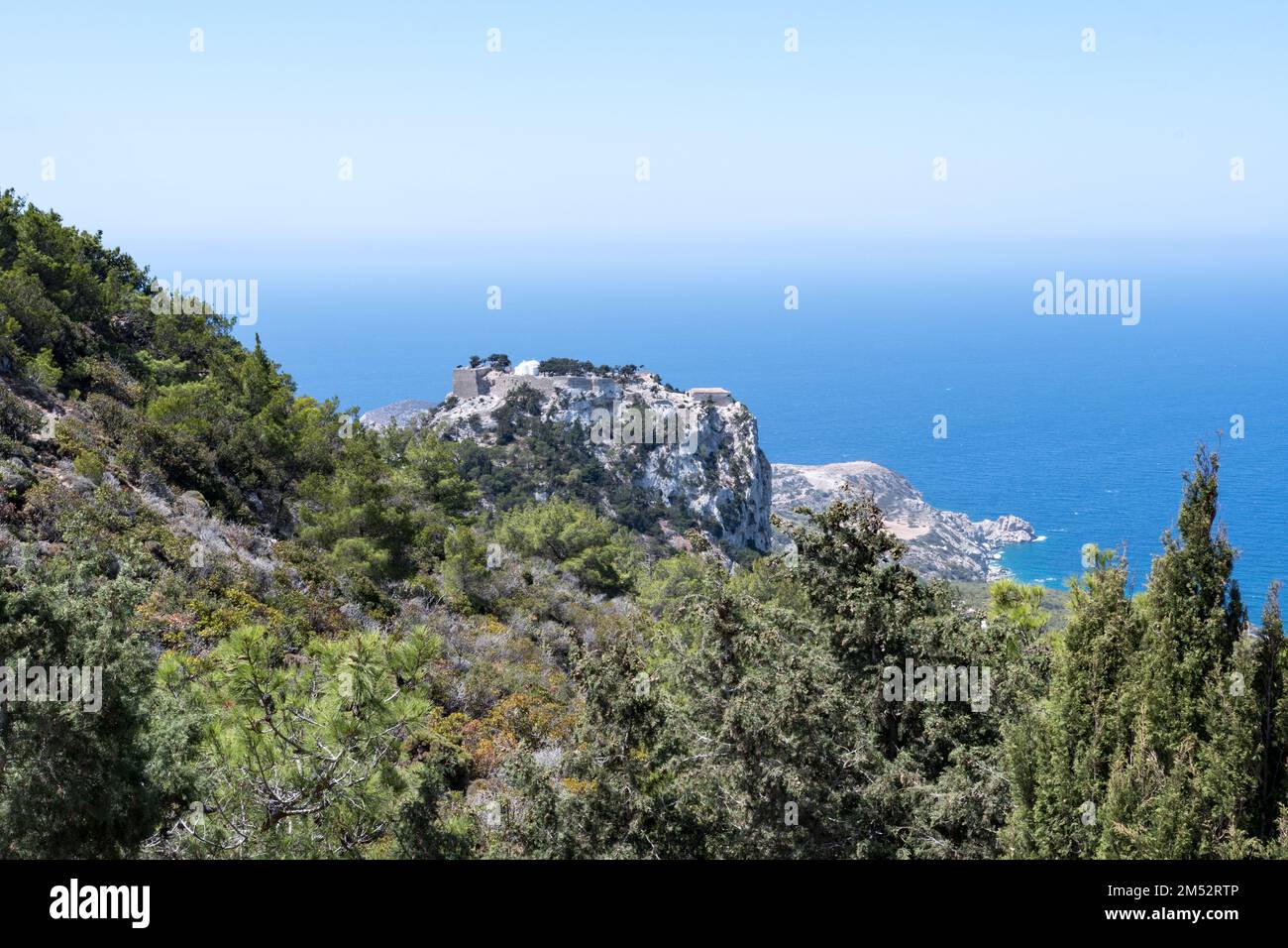 Castle of Monolithos Stock Photo - Alamy