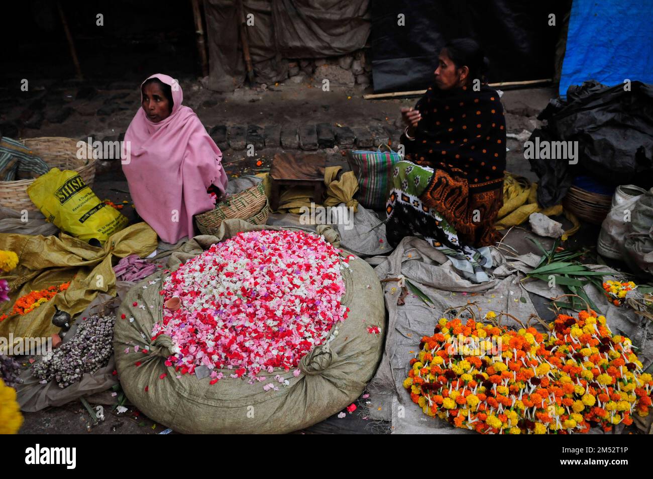 Mallick Ghat is one of the biggest flower markets in Asia. Early ...