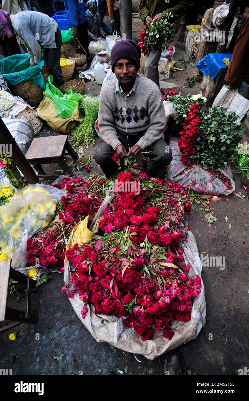 Mallick Ghat is one of the biggest flower markets in Asia. Early ...