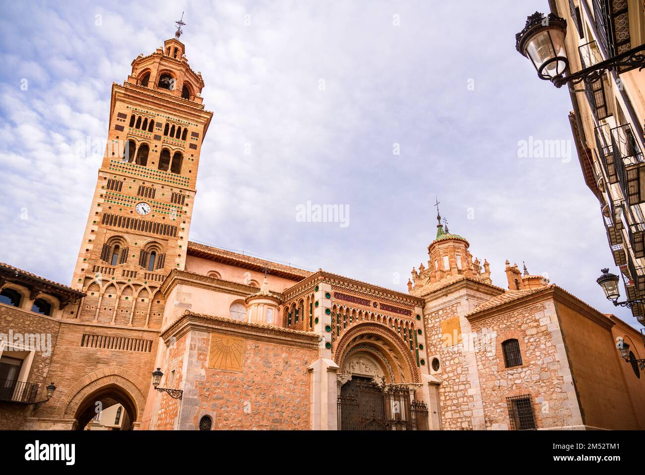 Teruel cathedral in Aragón, Medieval catholic temple in unique mudéjar ...