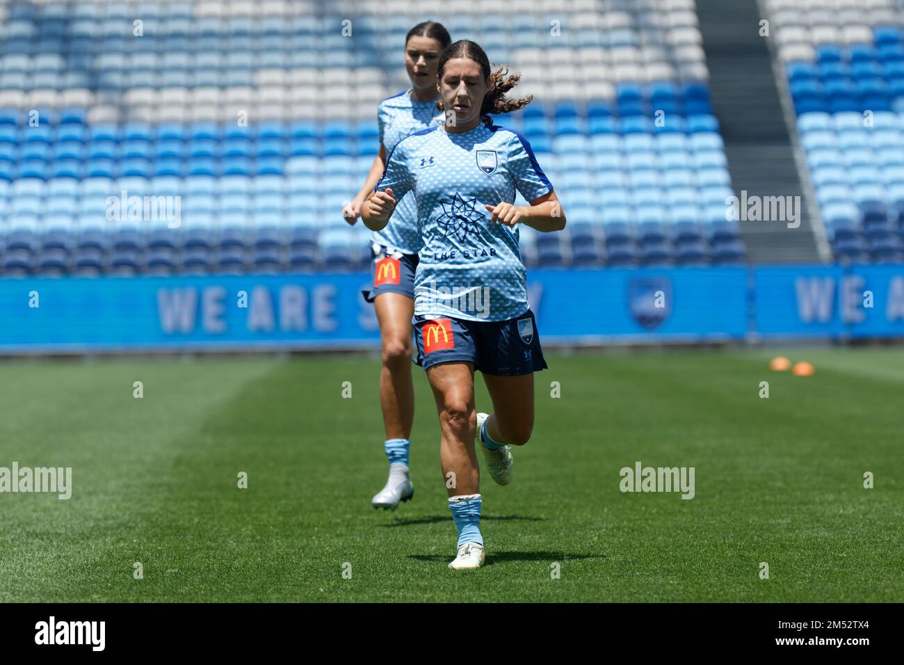 Sydney Australia 24th Dec 2022 Sarah Hunter Of Sydney Fc Warming Up
