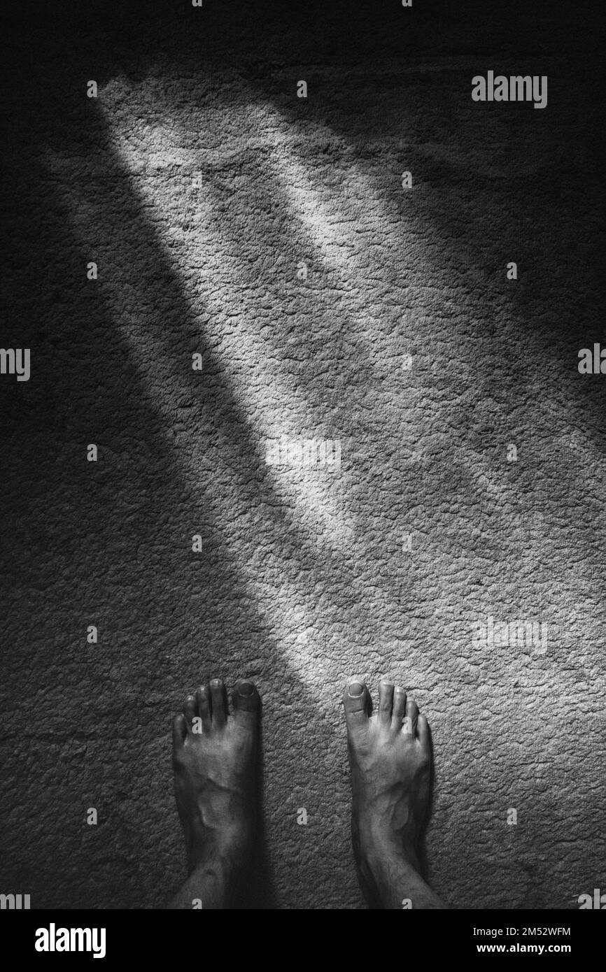Light on feet Black and White Stock Photos & Images - Alamy