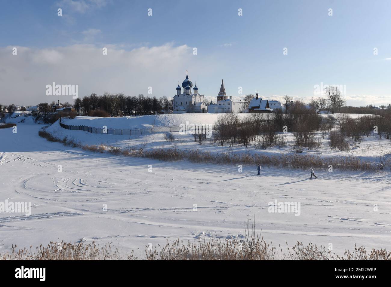russian winter fairytale Suzdal with orthodox churches Stock Photo - Alamy