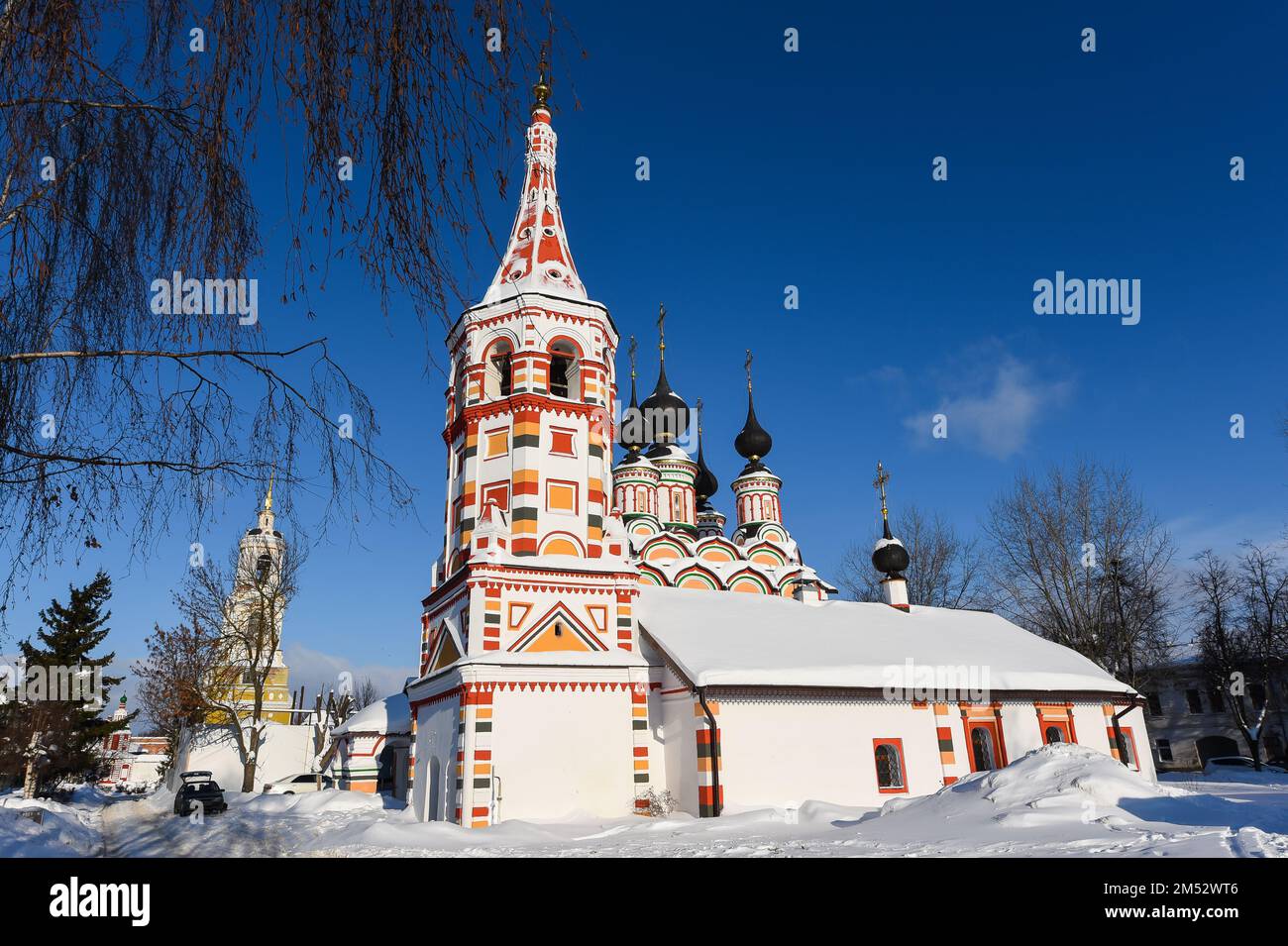 russian winter fairytale Suzdal with orthodox churches Stock Photo - Alamy