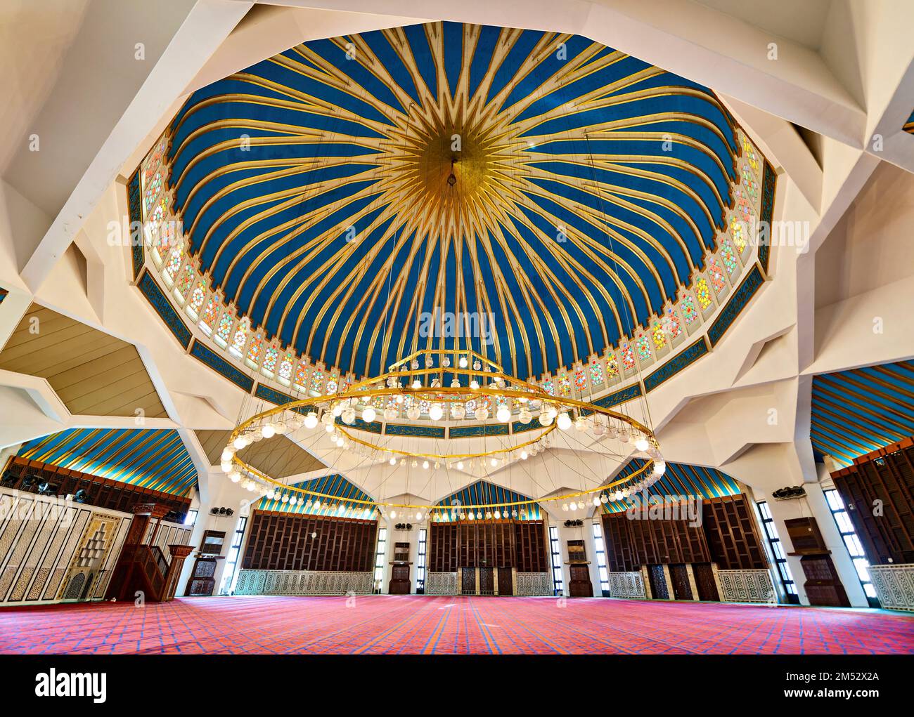 Amman Jordan. King Abdullah Mosque Stock Photo - Alamy