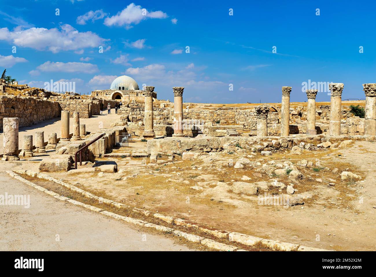 Amman Jordan. The Citadel. The Umayyad Cistern Stock Photo - Alamy