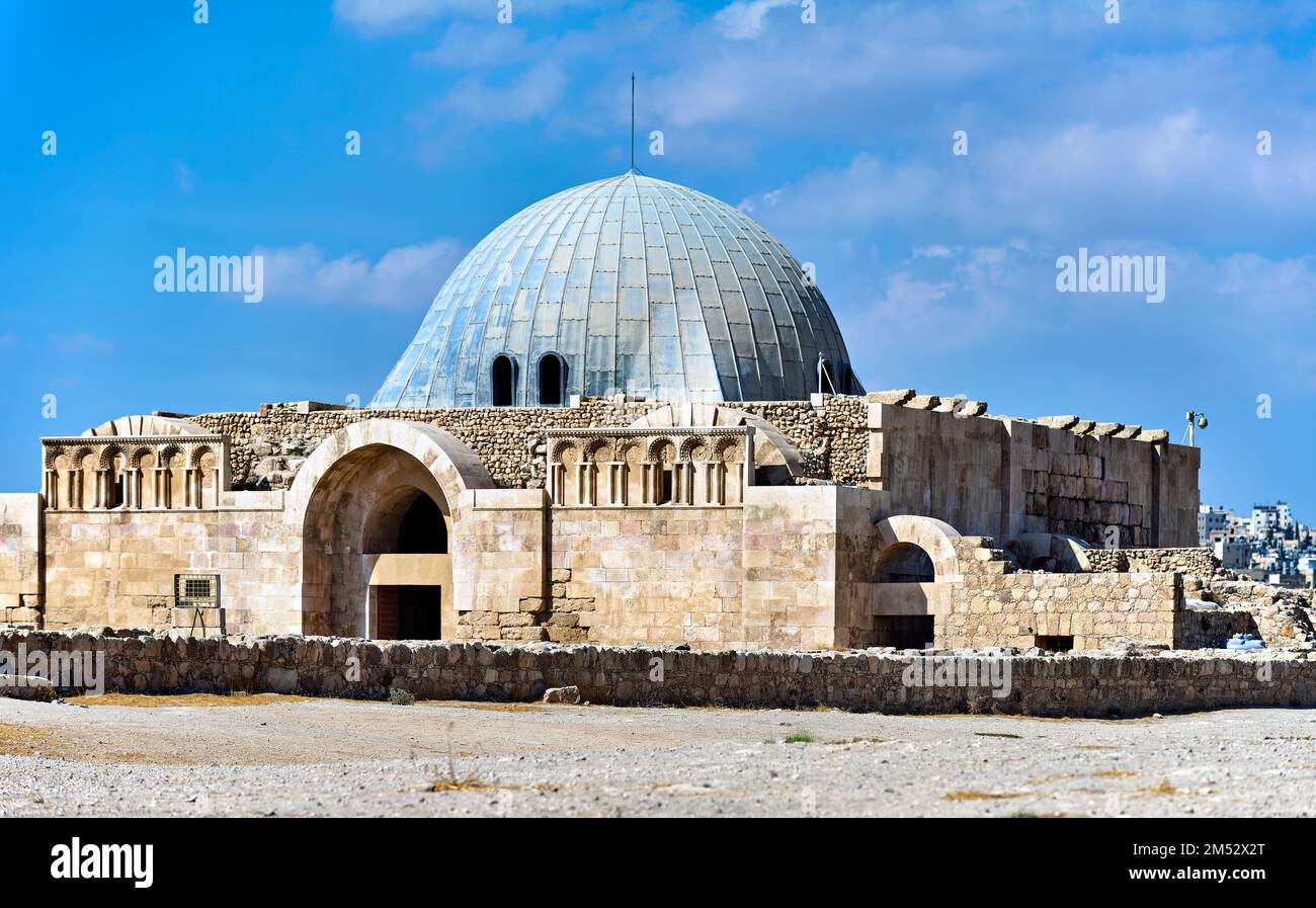 Amman Jordan. The Citadel. The Umayyad Cistern Stock Photo - Alamy