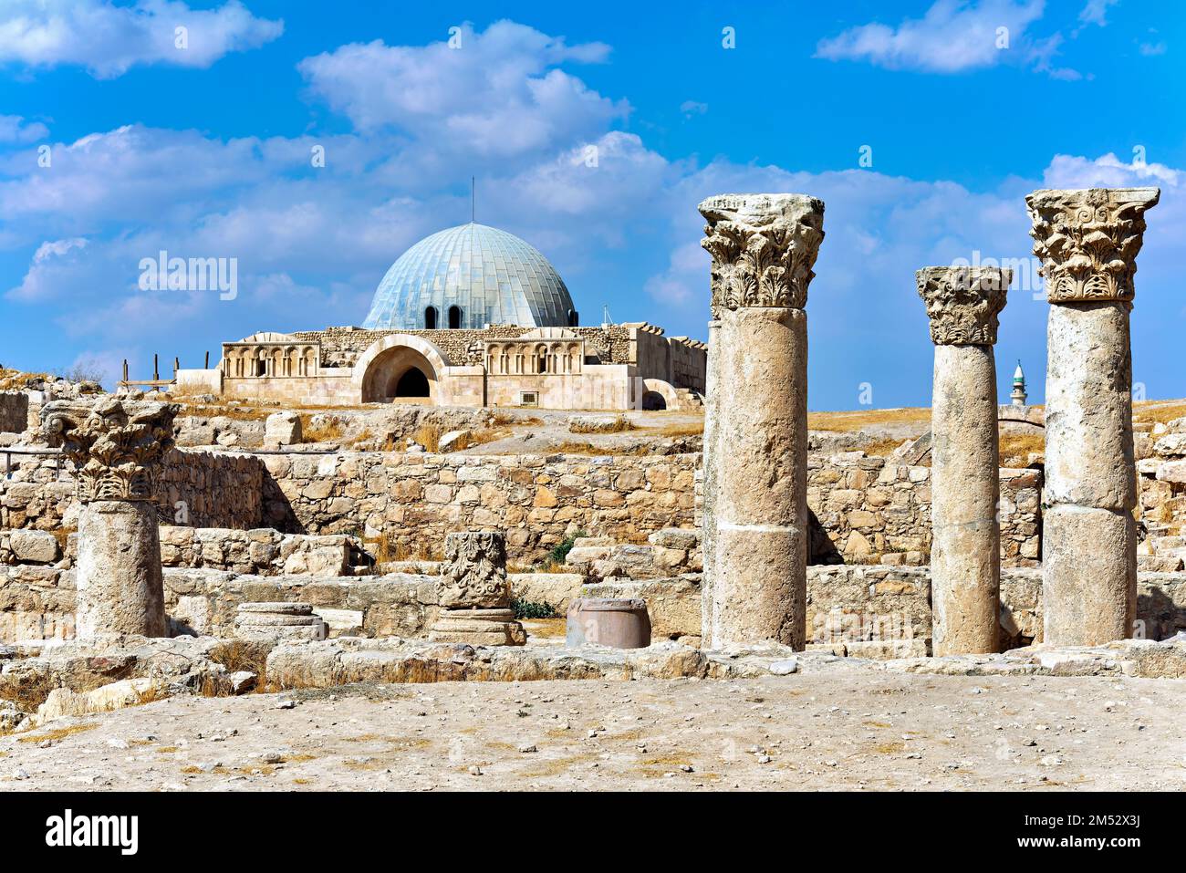 Amman Jordan. The Citadel. The Umayyad Cistern Stock Photo - Alamy