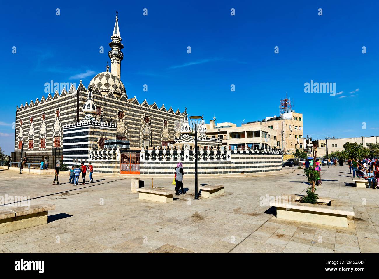 Amman Jordan. Abu Darwish Mosque Stock Photo - Alamy