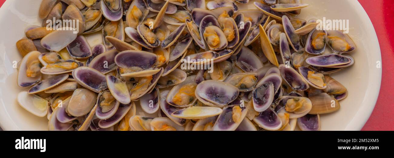 Close up steamed clams hi-res stock photography and images - Alamy