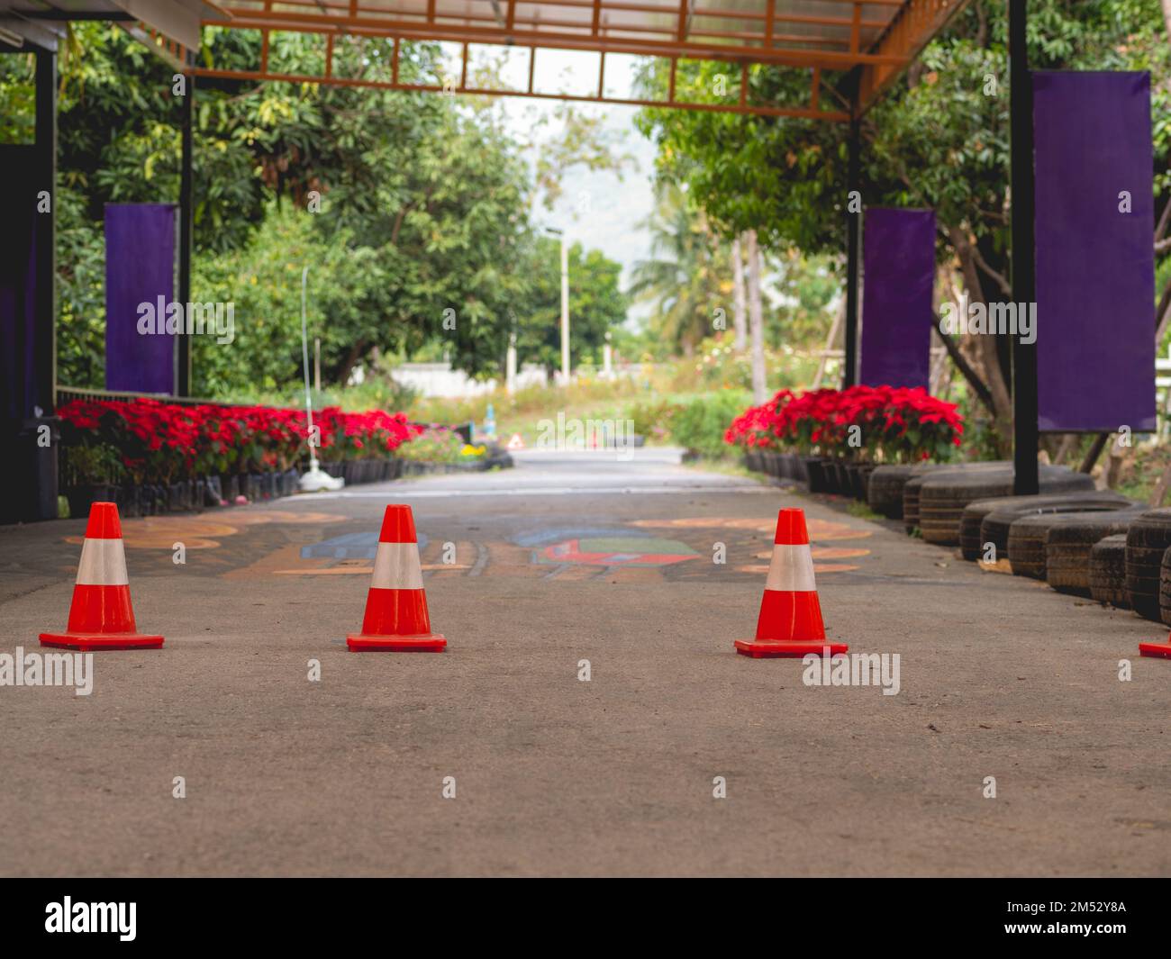 Mini traffic cone hi-res stock photography and images - Alamy