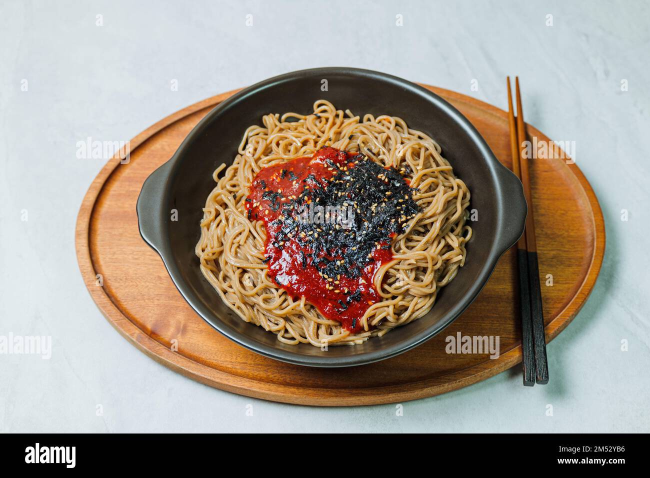 Bibim soba noodles hi-res stock photography and images - Alamy