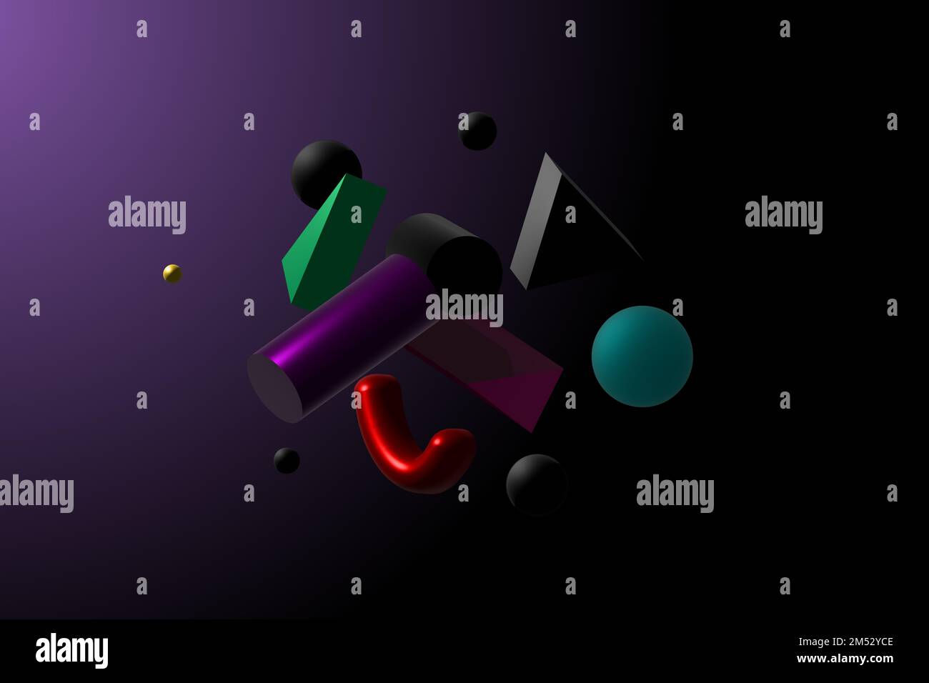 The illustration is modern abstract realistic geometric. An ...