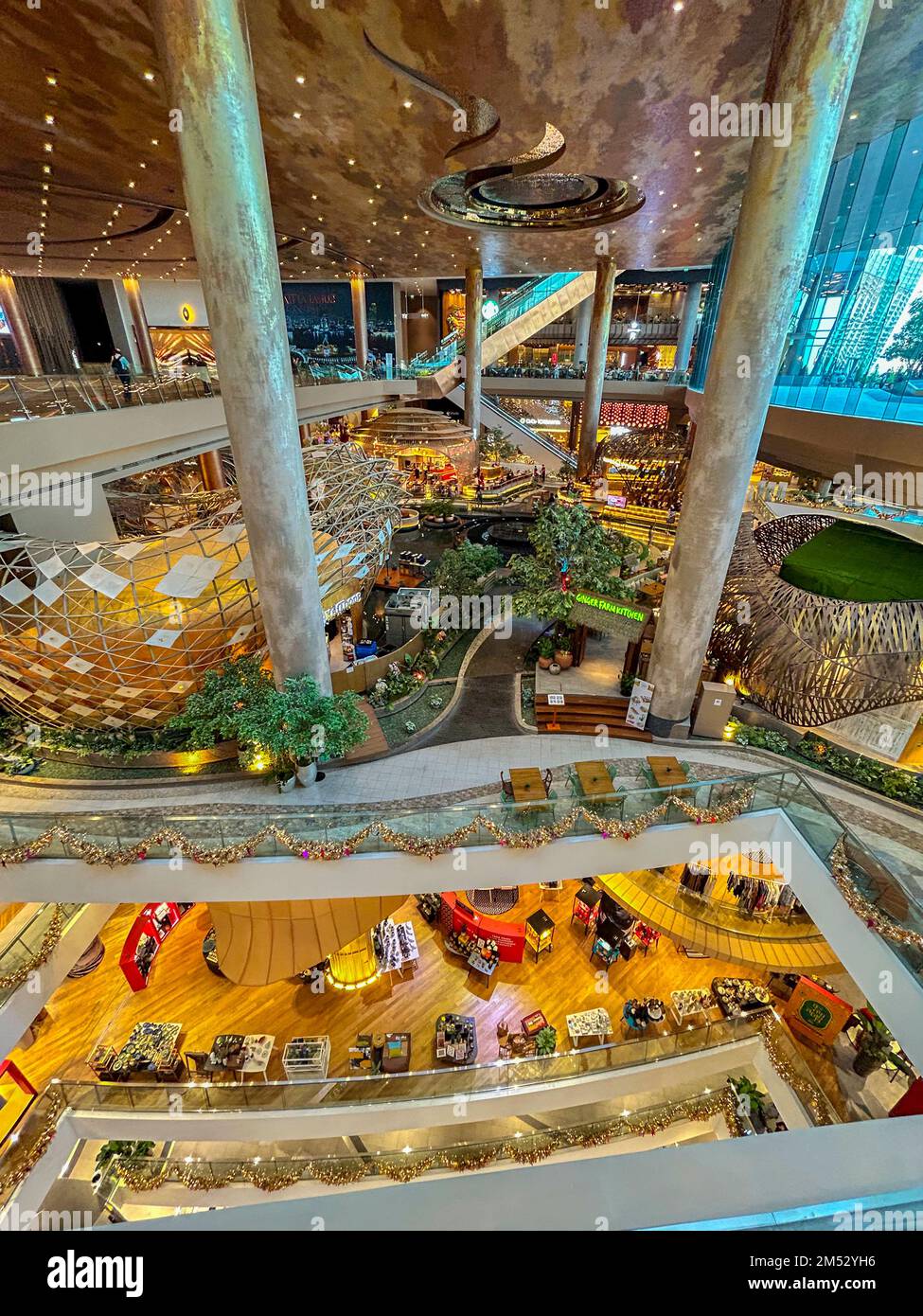 Bangkok, Thailand, Wide Angle, inside Views of ICONSIAM Commercial ...