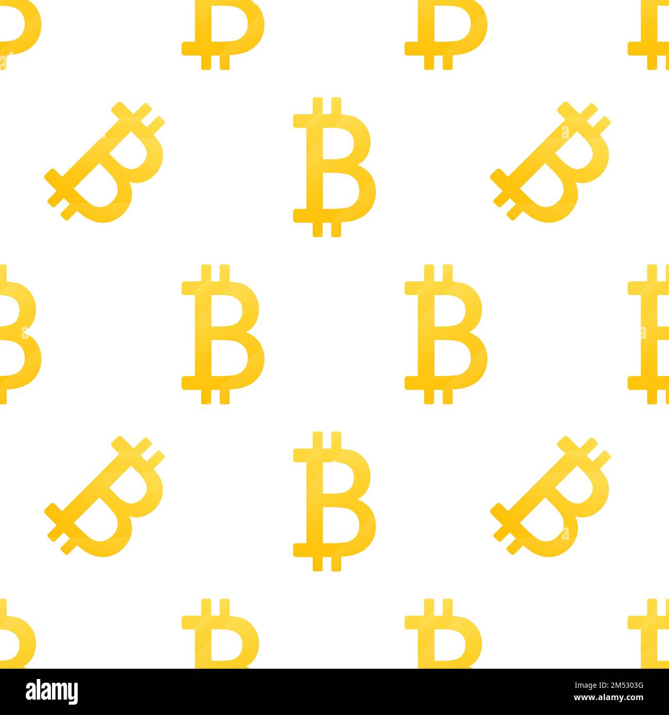 Bitcoin Vector Is An Isolated Simple Seamless Pattern Bitkoins Icon Symbol On A White