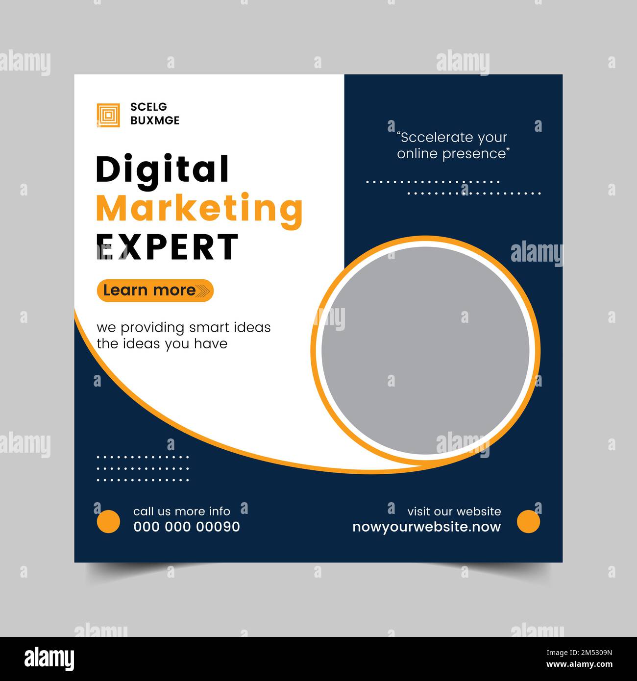 Digital marketing agency social media post design and web banner ...