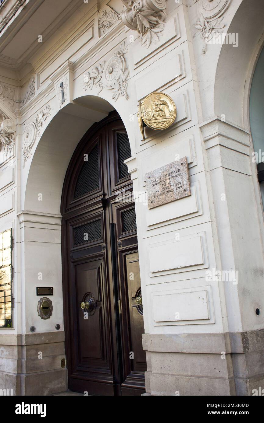 Marseille,place of birth of Darius MILHAUD (1892-1974) French composer ...