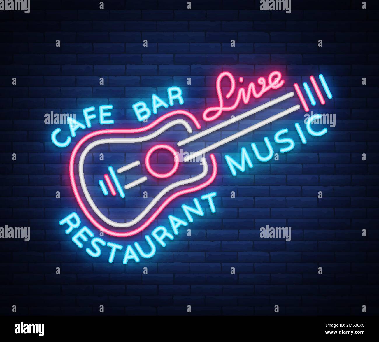 Live music neon sign vector, poster, emblem for live music festival ...